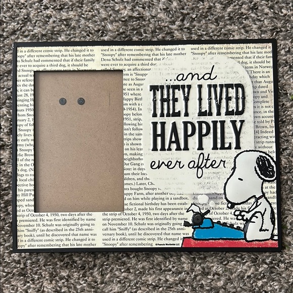 Open Road Brands | Wall Decor | Snoopy Picture Frame | Poshmark